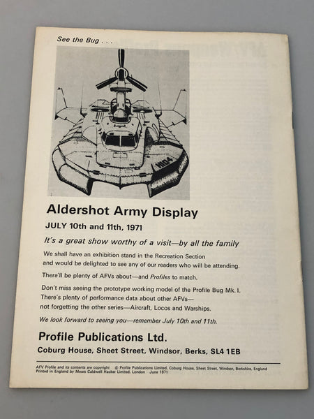 AFV 30 Armoured Cars Profile Publications (Box 9) AFV30 | HobbyHeroes.com