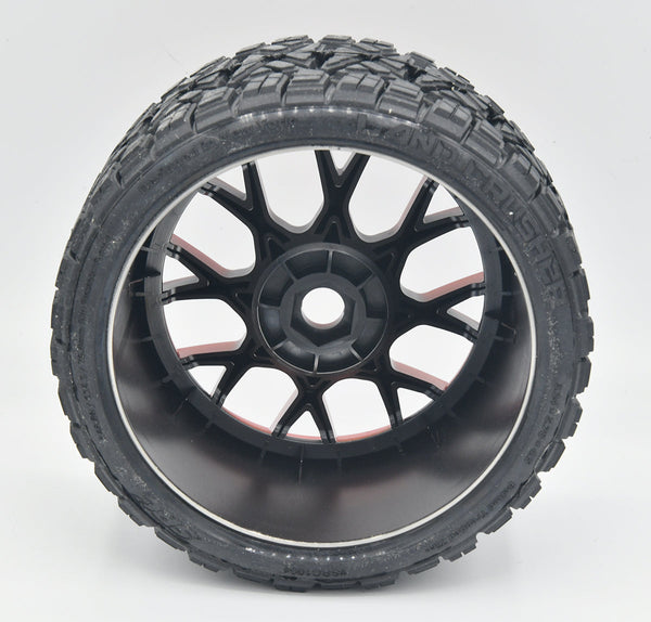 Sweep 1004B Monster Truck Land Crusher Belted tire preglued on WHD BLA ...