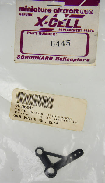 Miniature Aircraft Tail rotor Bellcrank X-Cell MIN0445 | HobbyHeroes.com