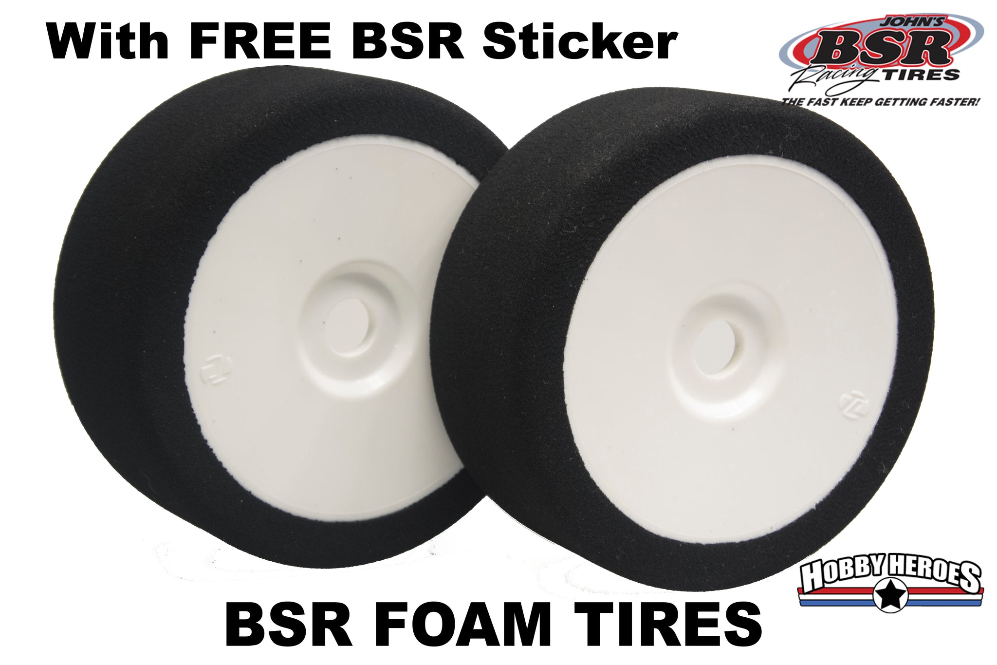 BSR Racing BSRC8034 1/8 Buggy Purple Foam Tire GT Compound White Dish ...